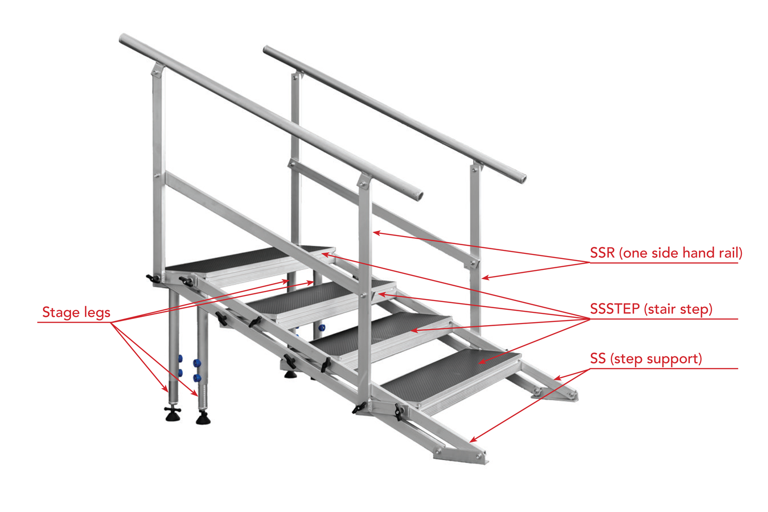Event Lighting Stage Stairs