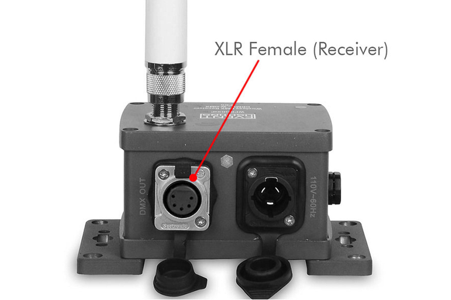 WPRORXIP - IP65 Receiver with WDMX G3/4 & CRMX – Event Lighting