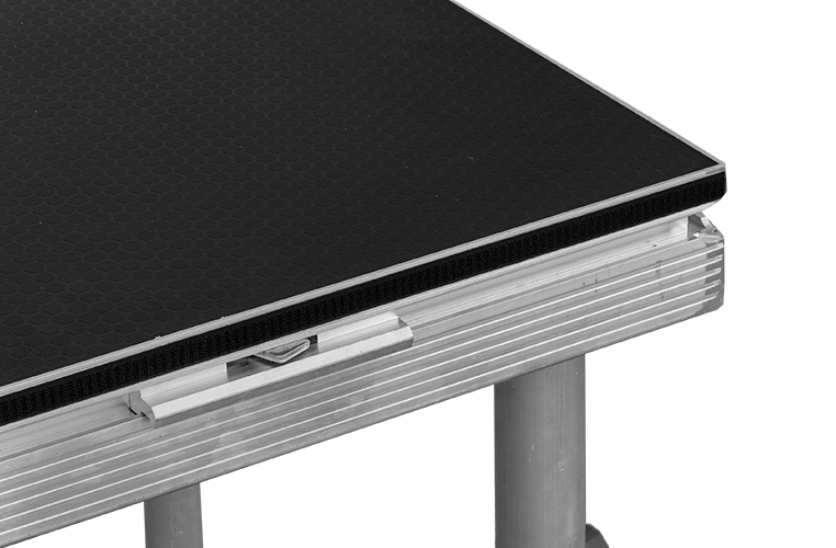 ST1812 - 1800mm x 1200mm Stage Top with rail lock system & recessed st ...