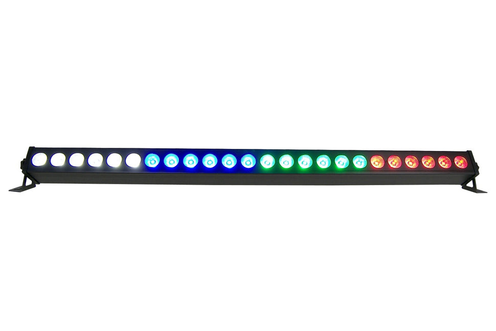 BAR24X4L - 24 x 4W RGBW LED Bar with 8 Segment Control – Event Lighting