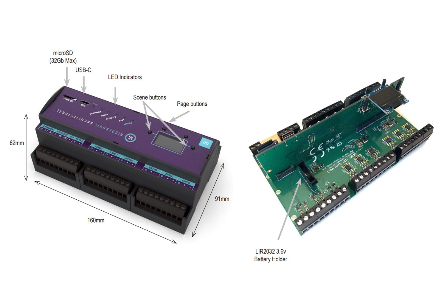 DINA-DR1 DIN Rail Mounted Lighting Controller – Event Lighting