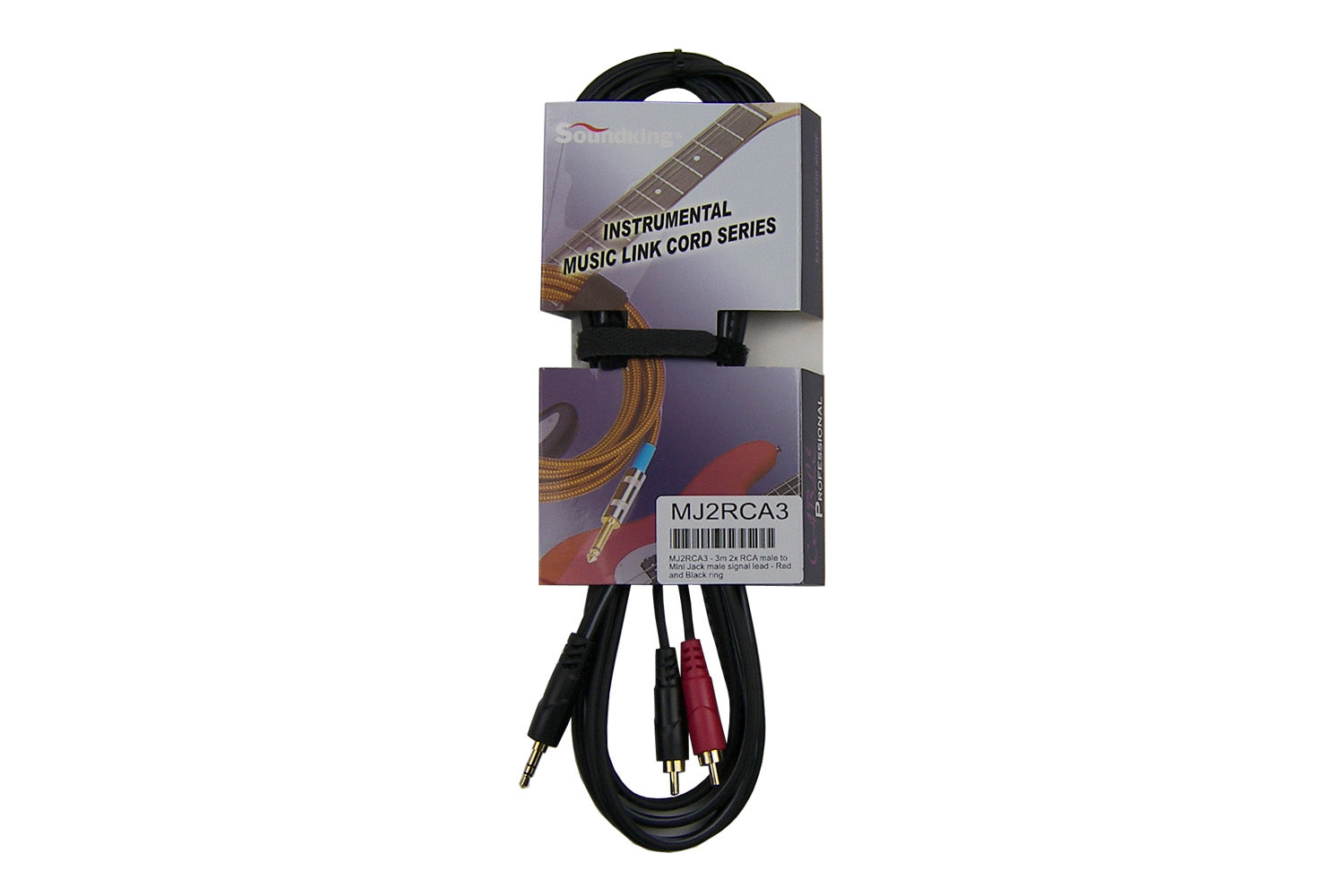 MJ2RCA3 - 3m 2x RCA male to Mini Jack male signal lead – Event Lighting